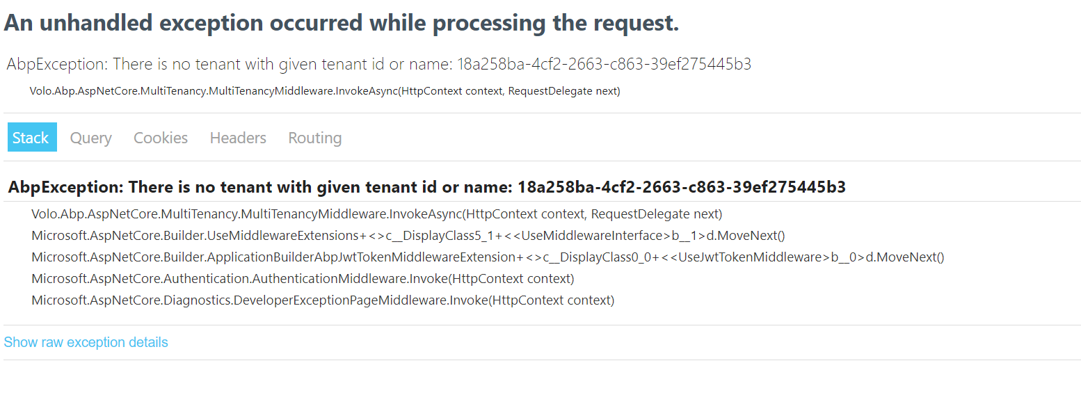 Cant access new app if multi tenancy is enabled · Issue #2557 · abpframework/abp · GitHub