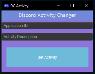 GitHub - JumbleBumble/Discord-Activity-Changer: Let's you change your ...