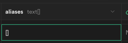 Empty Array Values Aren T Included When Opening The Row Editor · Issue 15111 · Supabase