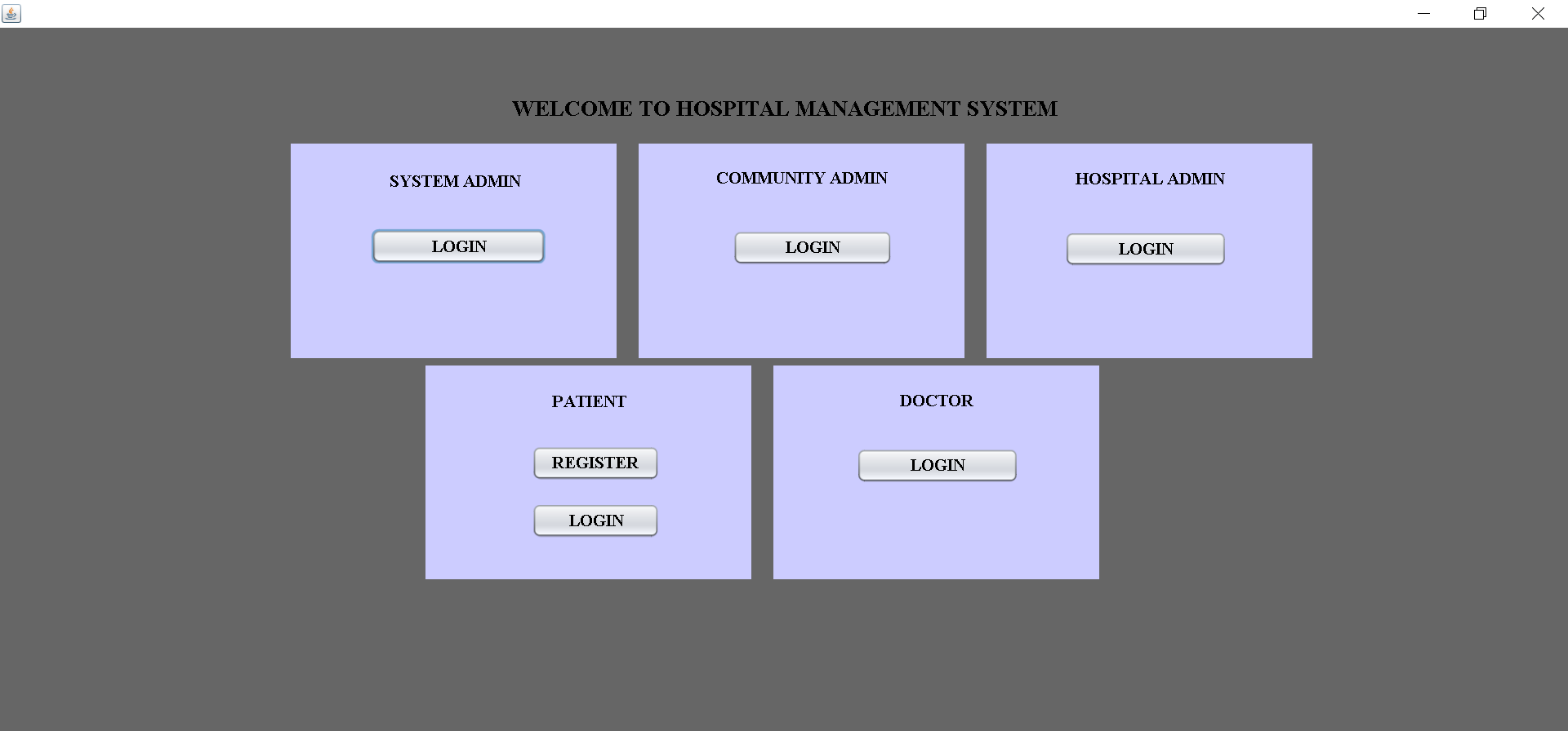 GitHub - JashMehta18/HospitalManagementSystem-NetBeans