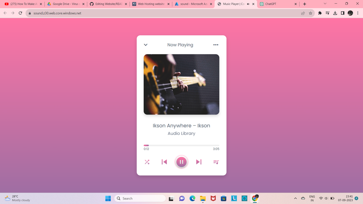 GitHub - vemula-chandi-priya/Website: A comprehensive music player built using HTML, CSS, and ...