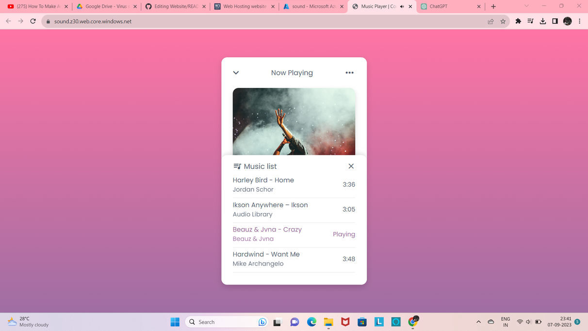 GitHub - vemula-chandi-priya/Website: A comprehensive music player ...