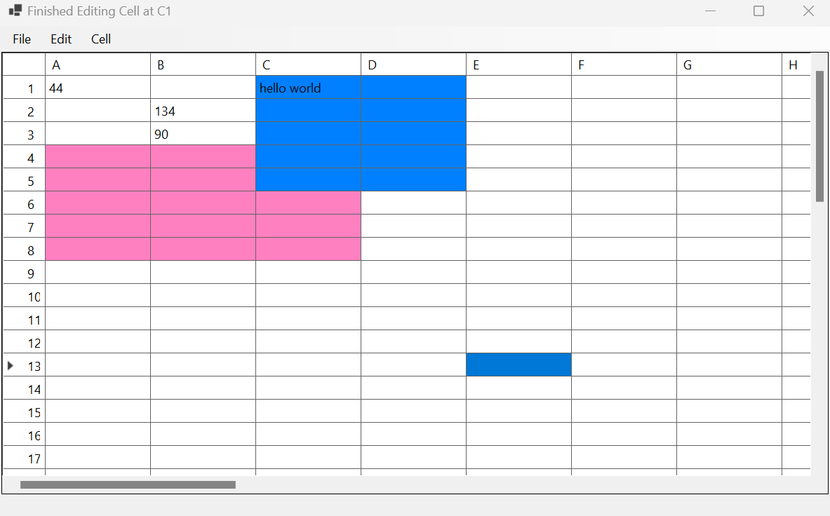 GitHub - mollyiverson/SpreadsheetApplication: An Excel-like spreadsheet application built with ...