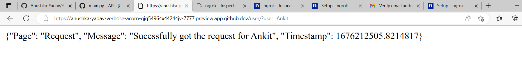 Github Anushka Yadavapis 1030