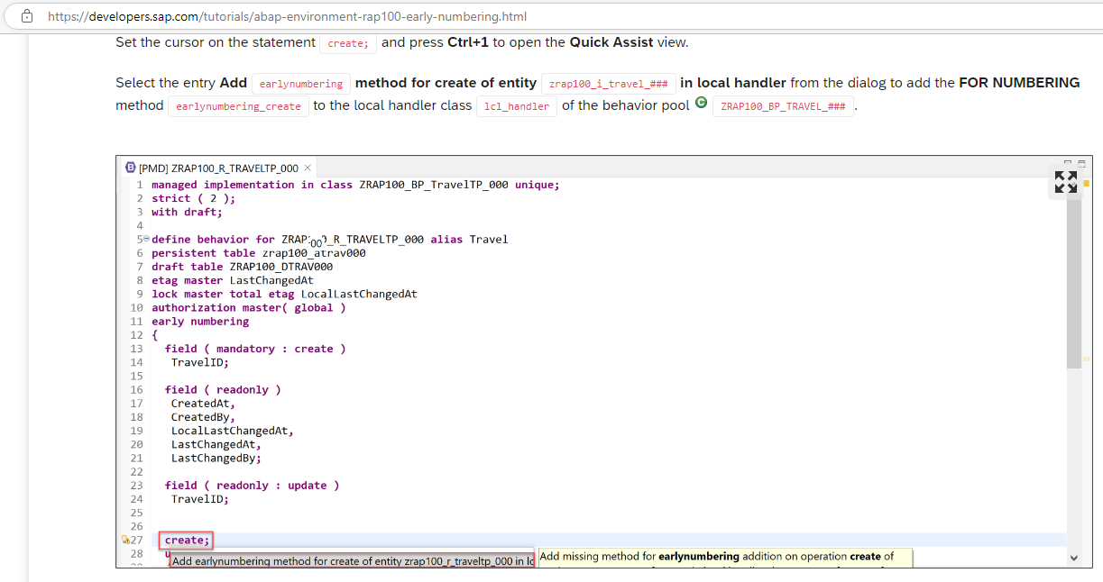 Enhance the Business Object Behavior With Unmanaged Internal Numbering · Issue #22914 · sap ...