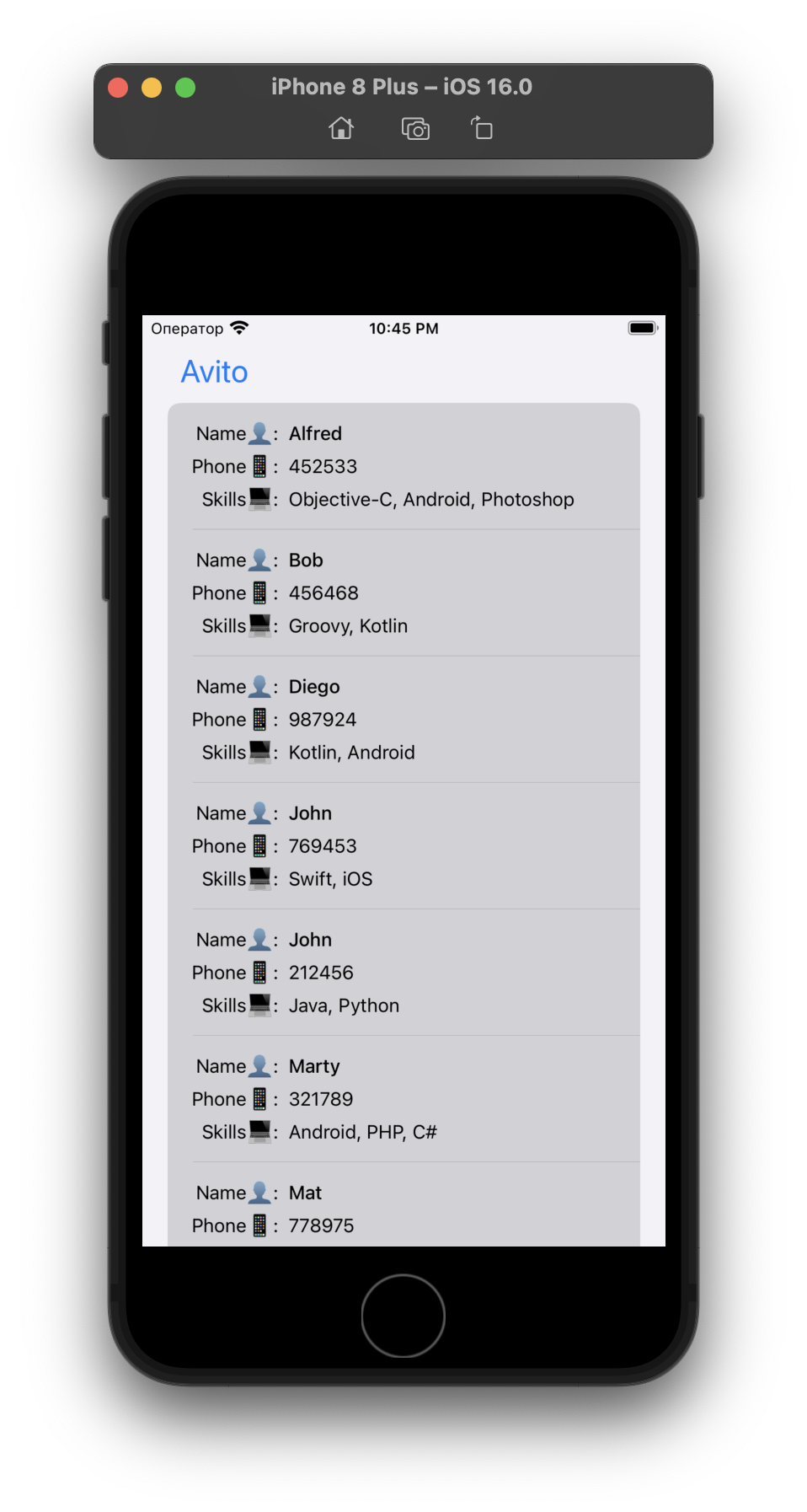 GitHub - grilyuk/iOSAvitoIntern-2022: Тестовое задание AvitoTech на позицию iOS разработчик