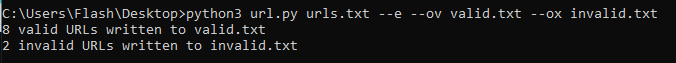 GitHub - Fla4sh/URL-Validator: Python3 script that valid urls