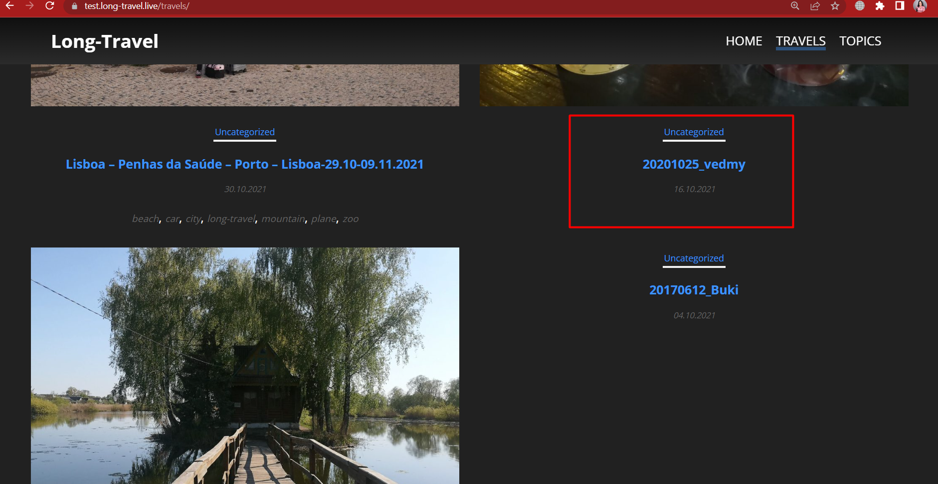 На сторінці "Travels" немає фото з подорожі · Issue #1382 · scholokov/long-travel-2 · GitHub