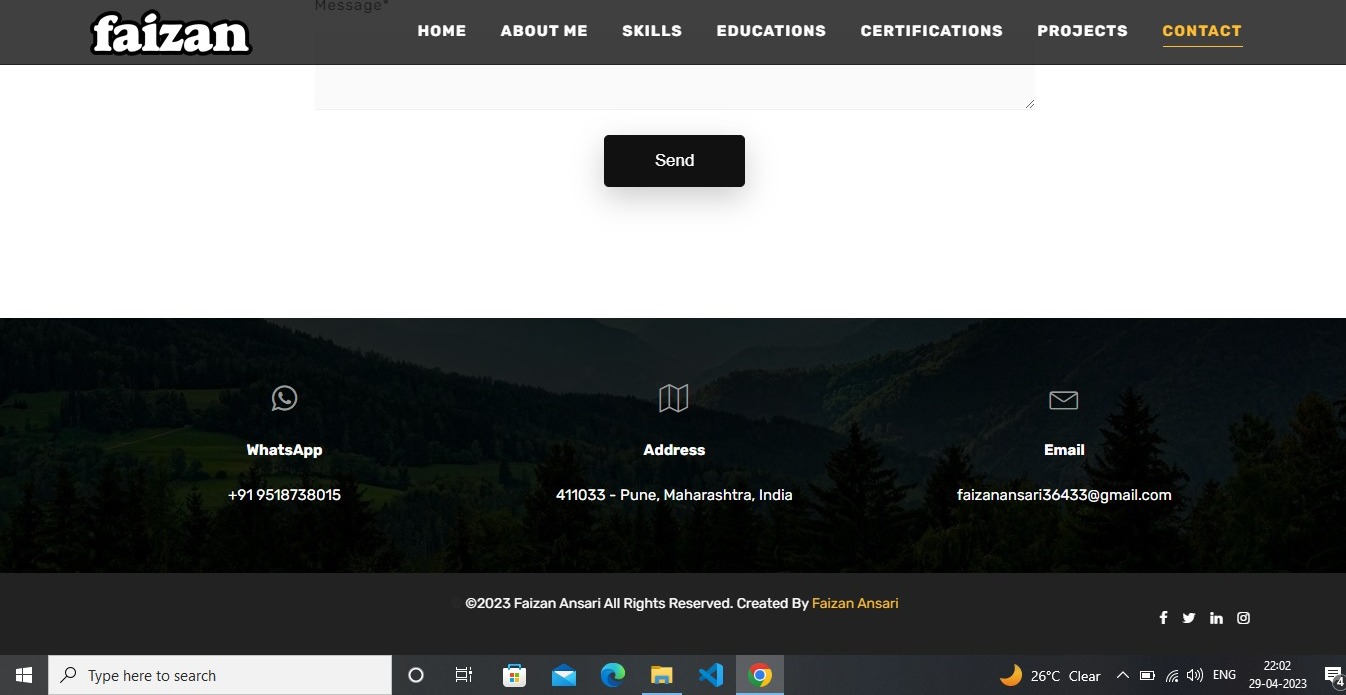 GitHub - faizan0409/Job-Profile: My Personal Portfolio | Web App