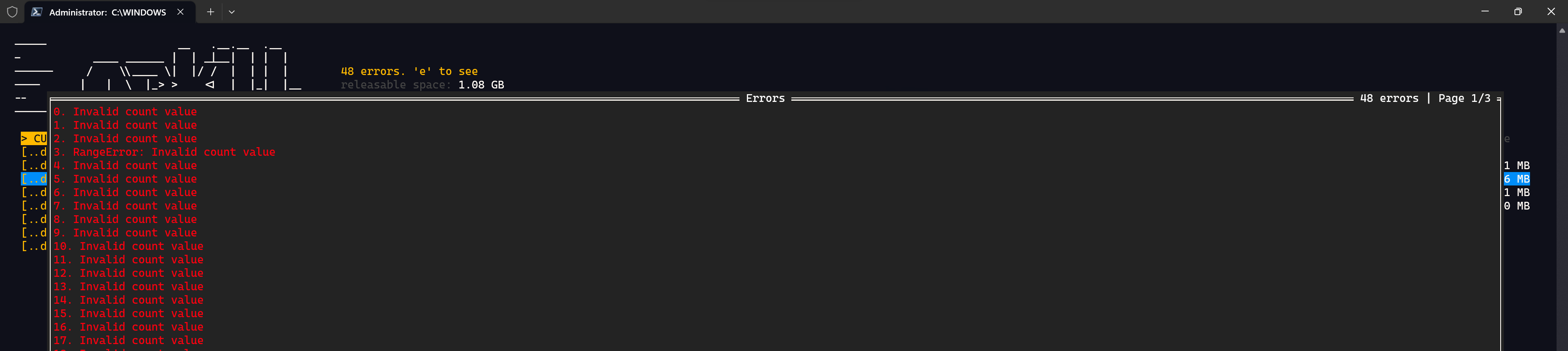 Moving Back To An Item That Has Started Deleting Or Is Deleted Disables The Arrow Key And