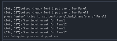 Incorrect global_position of Control (Panel) node before twice input event · Issue #79254 ...