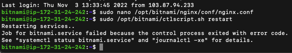 [WordPress with NGINX and SSL packaged by Bitnami] · Issue #459 · bitnami/vms · GitHub
