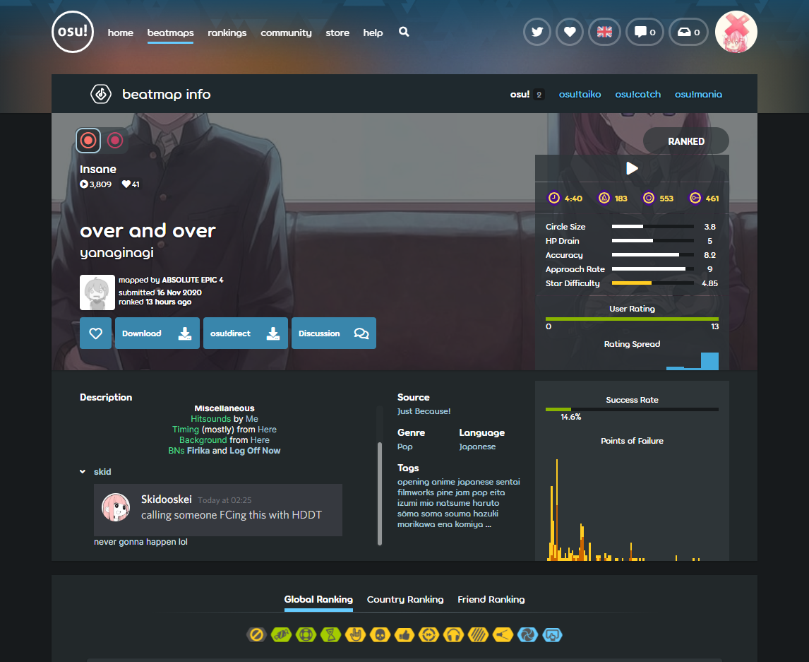 Beatmap info description has no bottom margin · Issue #7994 · ppy/osu-web · GitHub