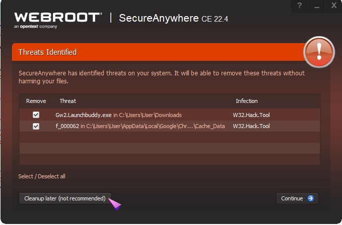 Still getting virus alerts and not just launchbuddy, win32 virus is spreading to google chrome ...
