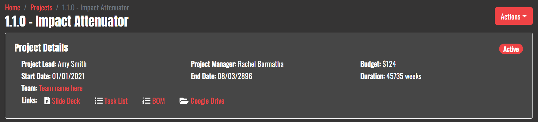 Teams - Make Teams Page · Issue #260 · Northeastern-Electric-Racing/FinishLine · GitHub