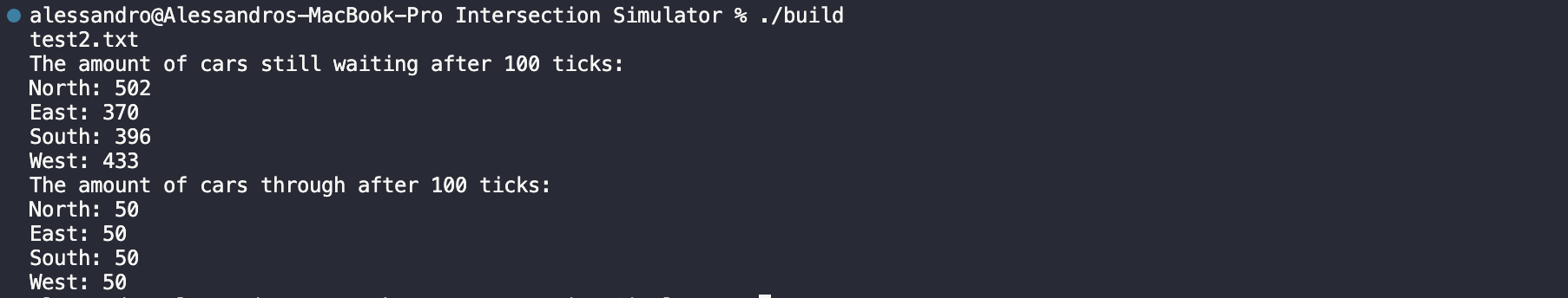 GitHub - alessandrosisniegas/Intersection-Simulator