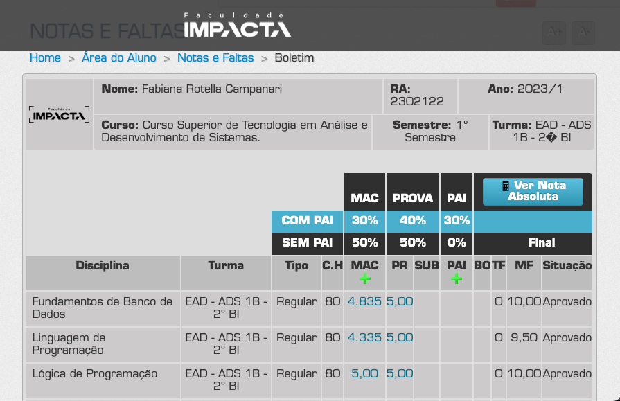 GitHub - FabianaCampanari/University-Grades-Tracker: 🧠 Welcome to my ...