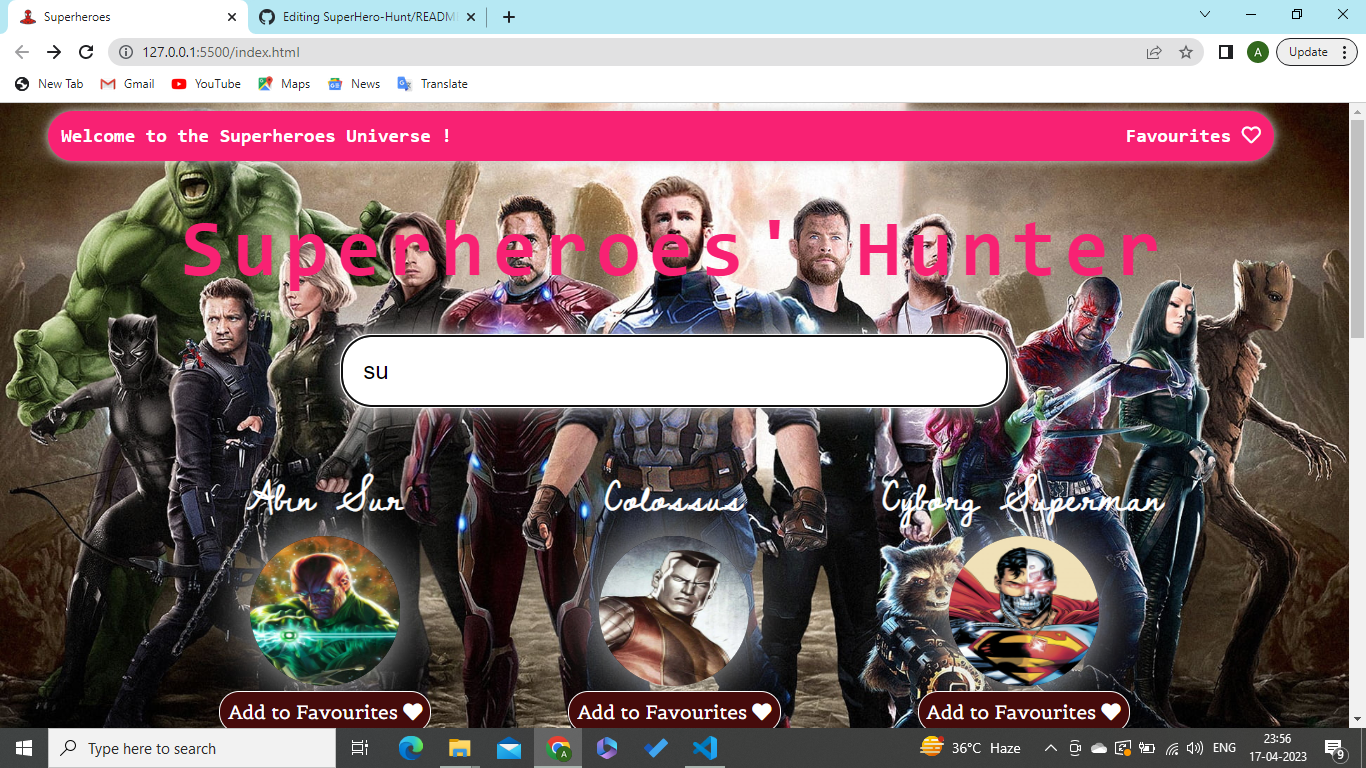 GitHub - SwaroopArya65/SuperHero-Hunt