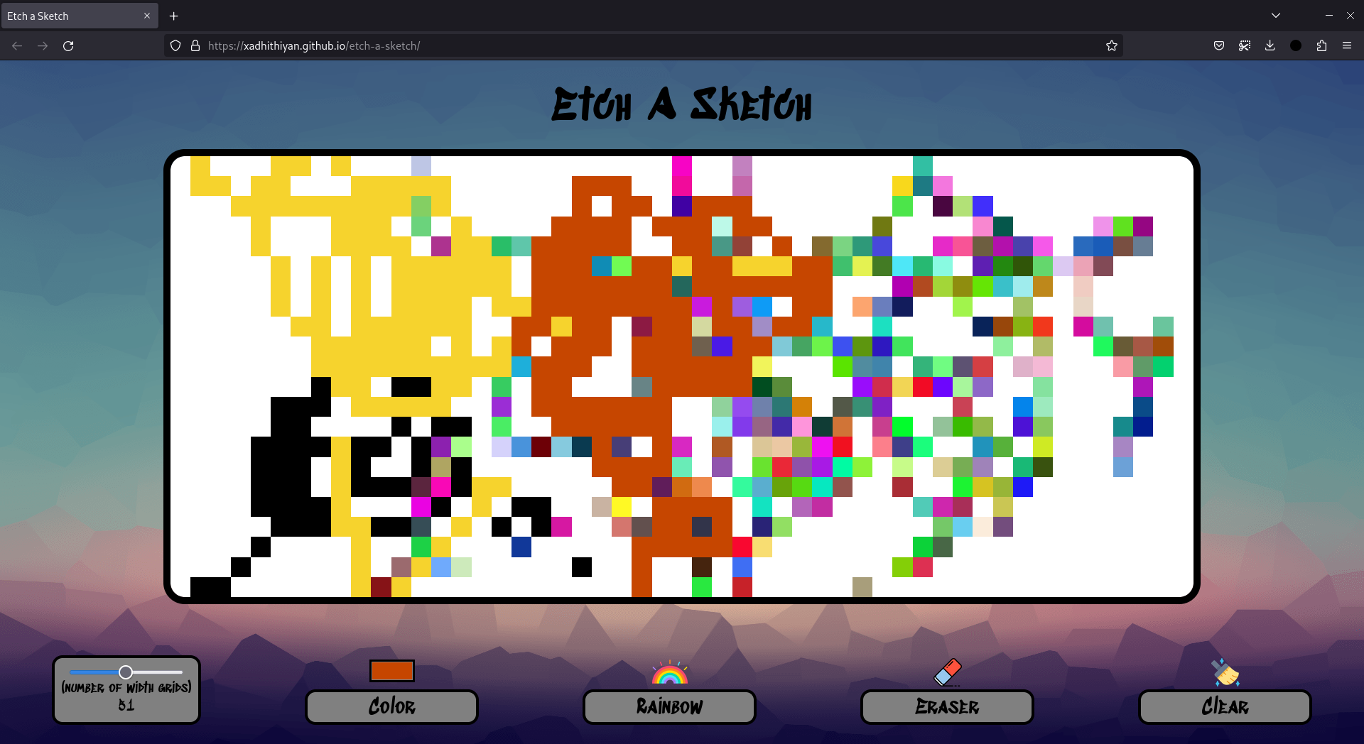 GitHub - xAdhithiyan/etch-a-sketch
