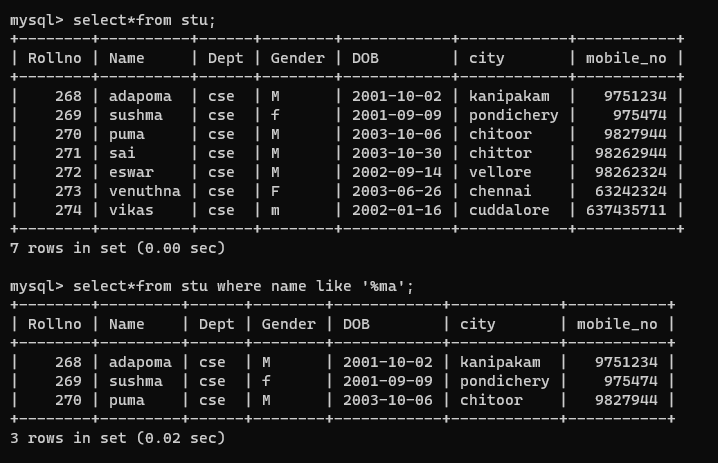 GitHub - 192111321-BHUVAN/Database-Management-system