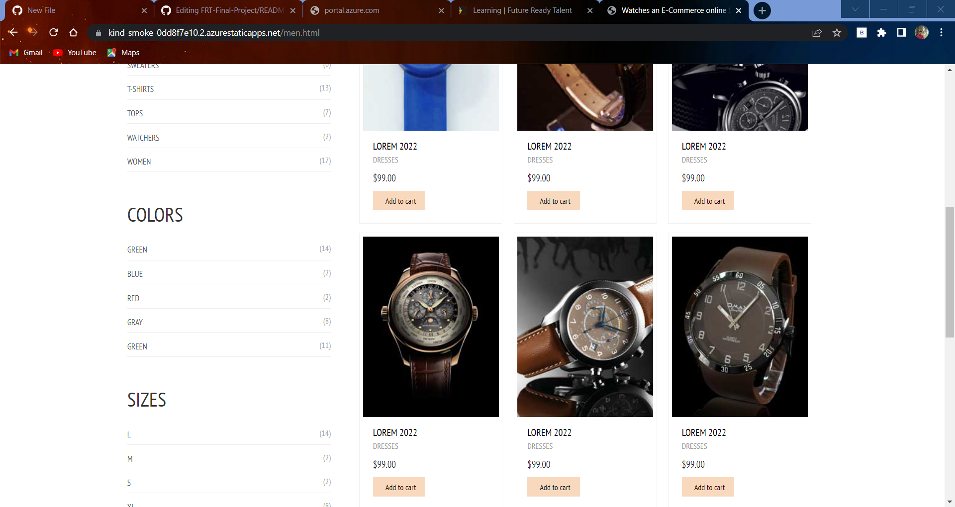 GitHub - Sayan-Dutta-1/Watches---FRT-Project: There may be marketplaces like amazon who sell ...