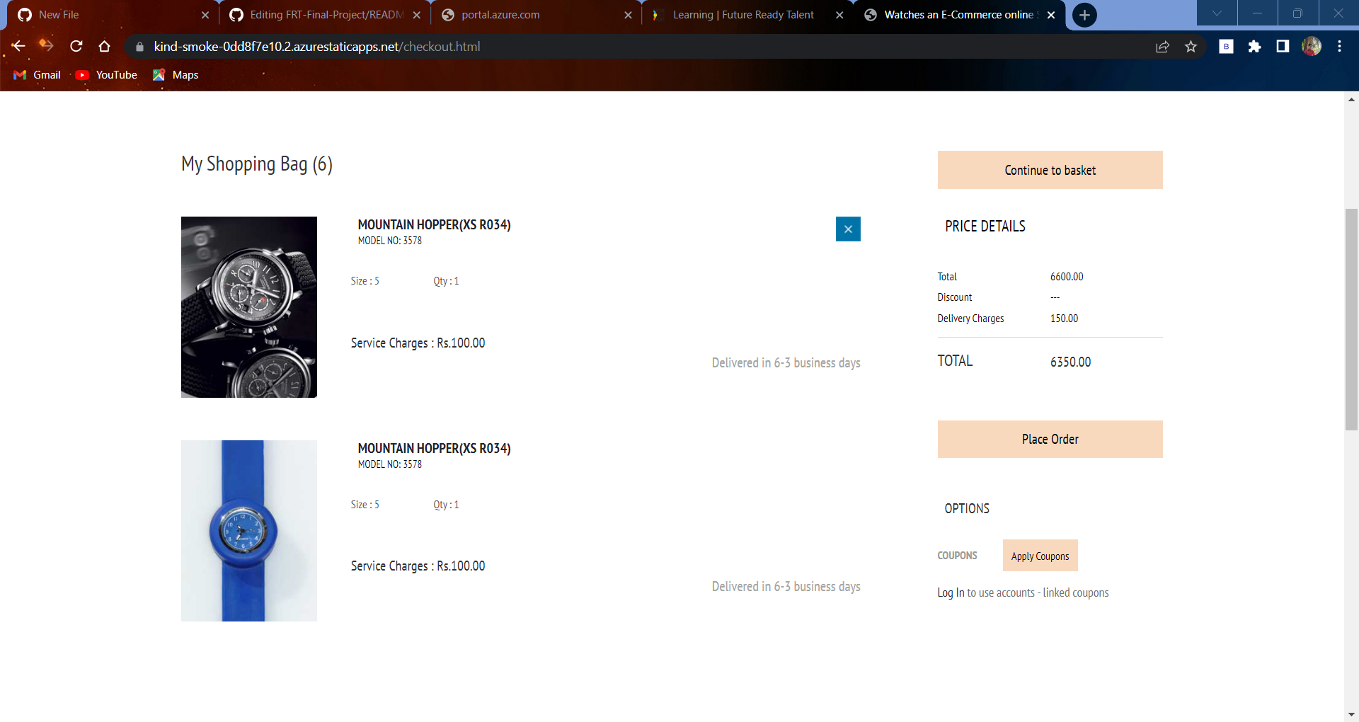 GitHub - Sayan-Dutta-1/Watches---FRT-Project: There may be marketplaces like amazon who sell ...