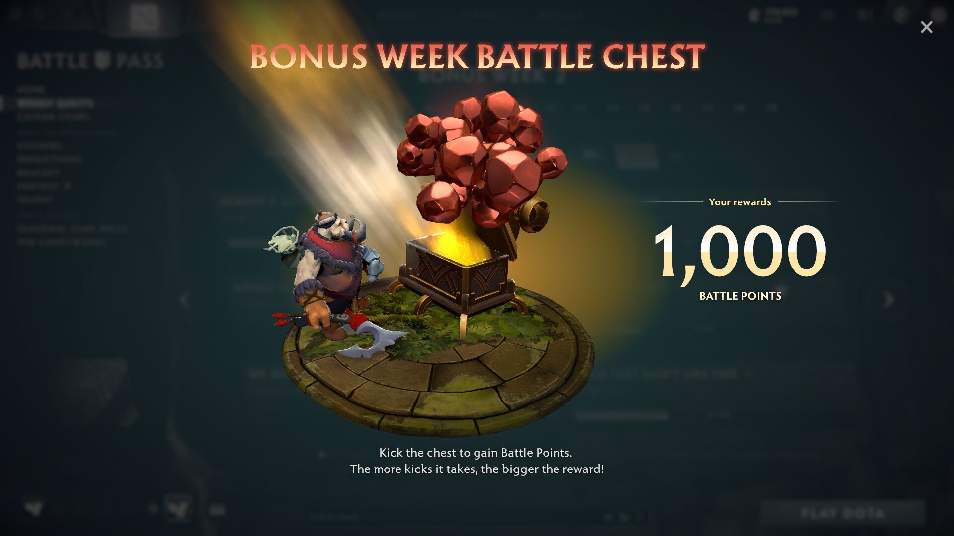 Bonus week battle chest (i've got 1000 of 32000, why?) · Issue #2977 · ValveSoftware/Dota2 ...
