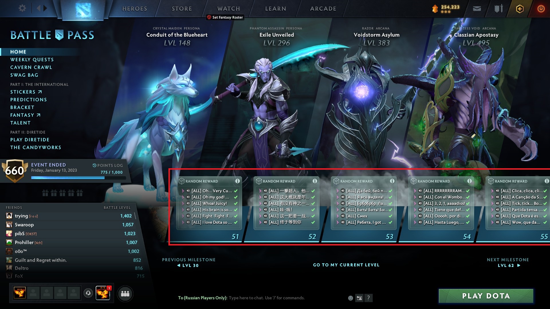 Battlepass 2022 missing stuff! · Issue #6643 · ValveSoftware/Dota2-Gameplay · GitHub