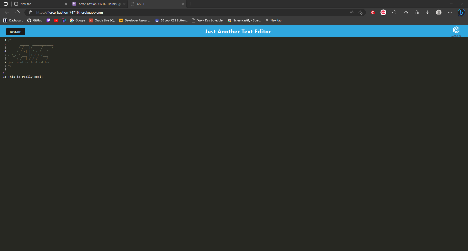 GitHub - jjsmith32199/JustAnotherTextEditor