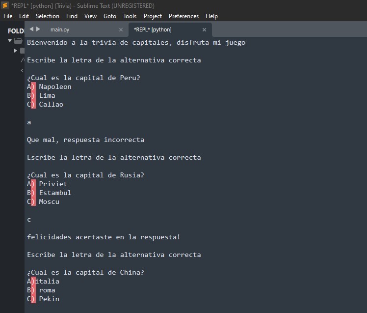 Falta el conteo inicial · Issue #4 · Anthony-moises/Trivia_capitales · GitHub
