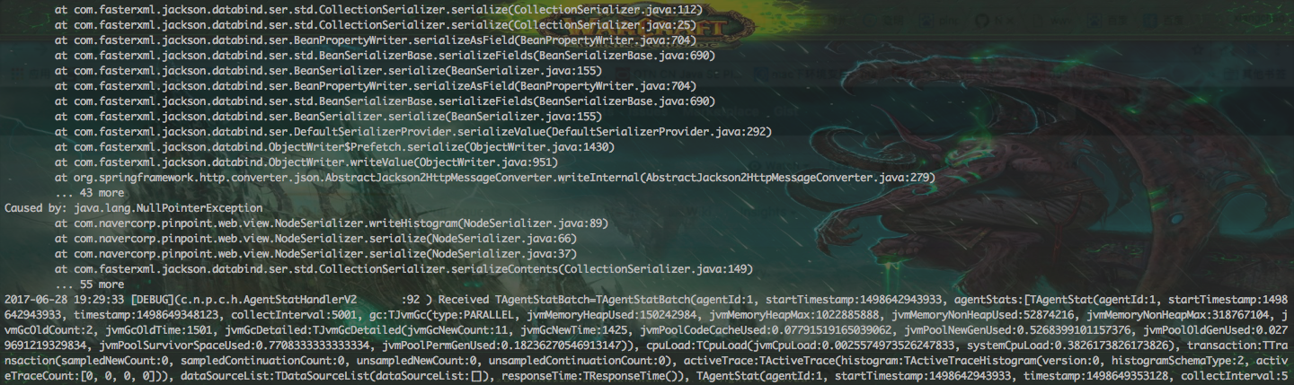 Caused by: java.lang.NullPointerException node.getNodeHistogram(); · Issue #3091 · pinpoint-apm ...