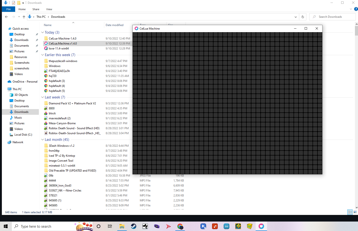 GUI Issues? · Issue #9 · KyYay/CelLua-Machine · GitHub
