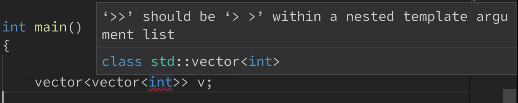 Auto-formatting causing compile error for nested template types · Issue #1102 · microsoft/vscode ...