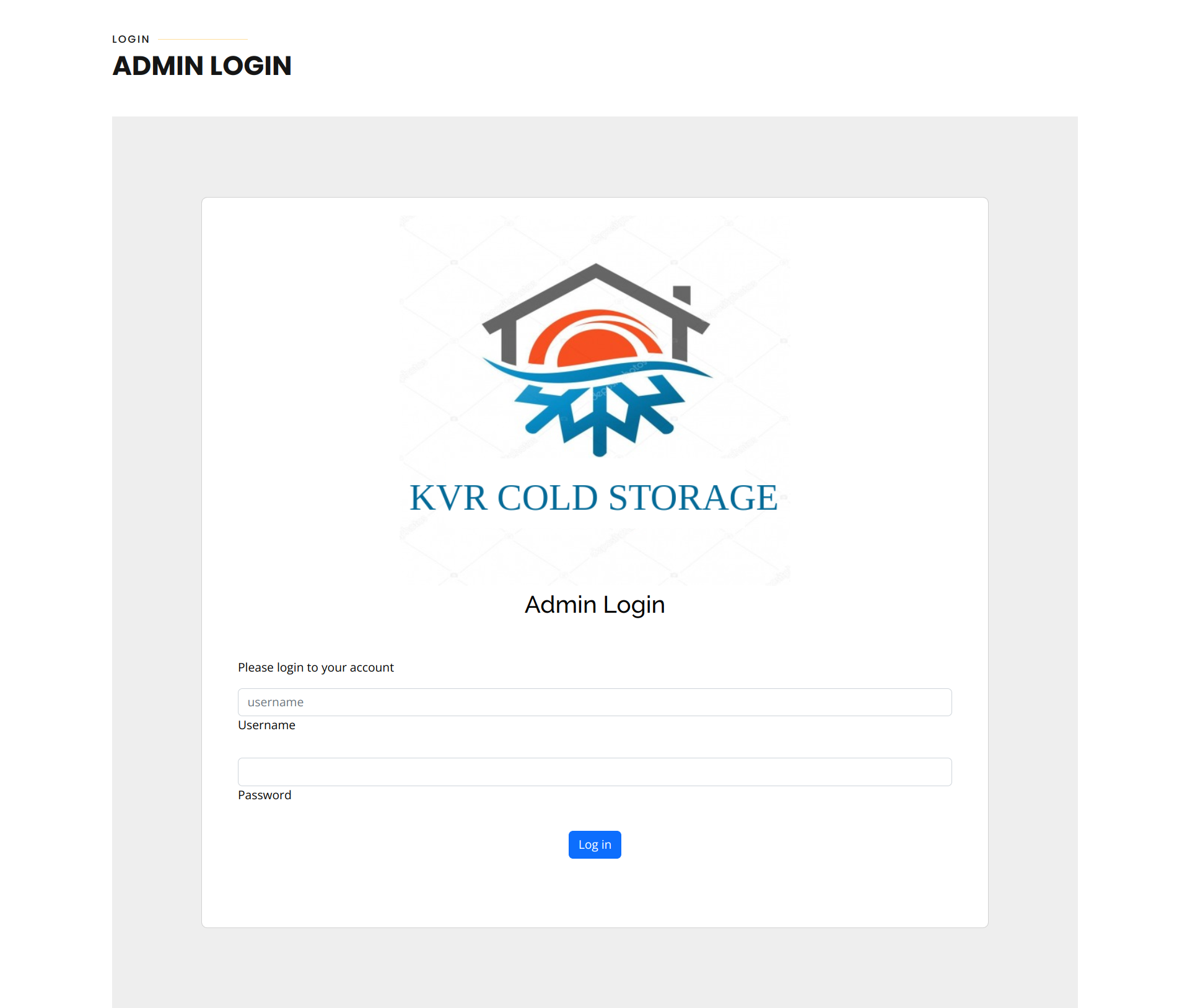 Github Varsha 7007cold Storage Management System Front Endhtmlcssjs Back End Python