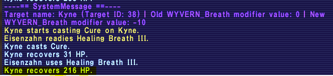 🐛[BUG][NPC] Wyvern Healing Breath Incorrect · Issue #436 · HorizonFFXI/HorizonXI-Issues · GitHub