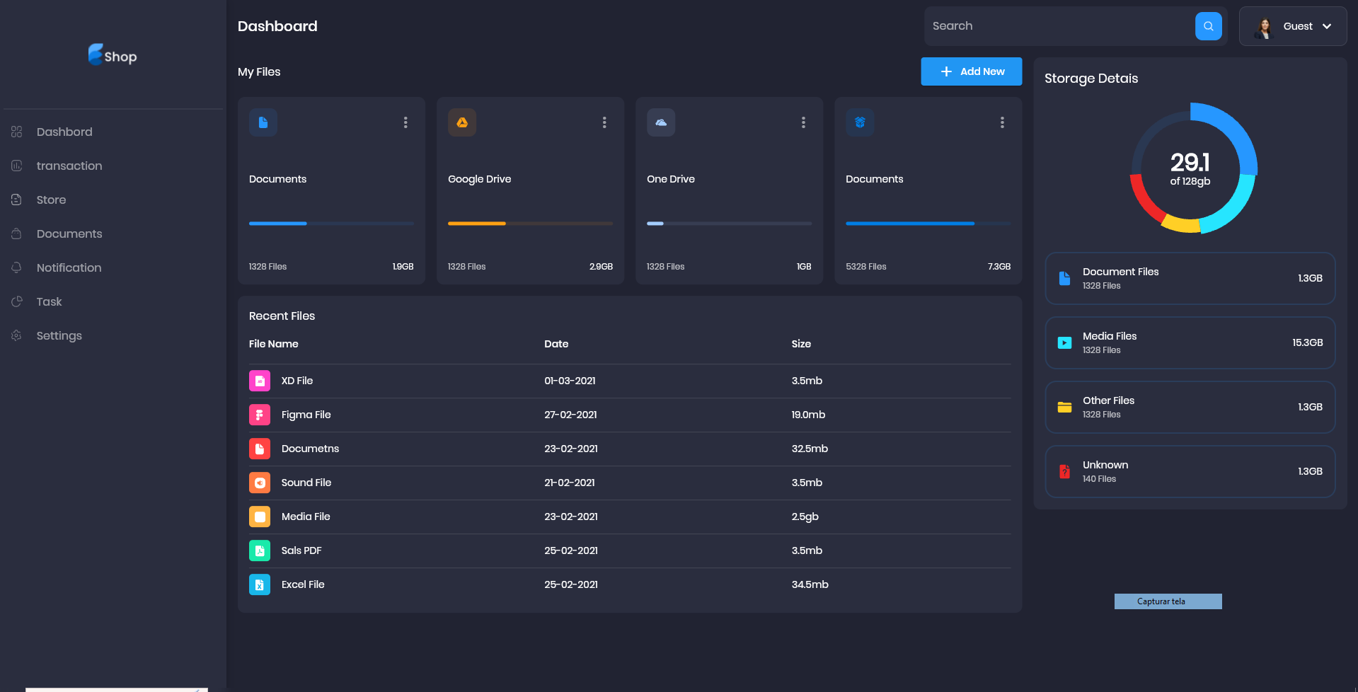 GitHub - FelipeCampos98/DashboardPanel: This dashboard contains almost everything that you need ...