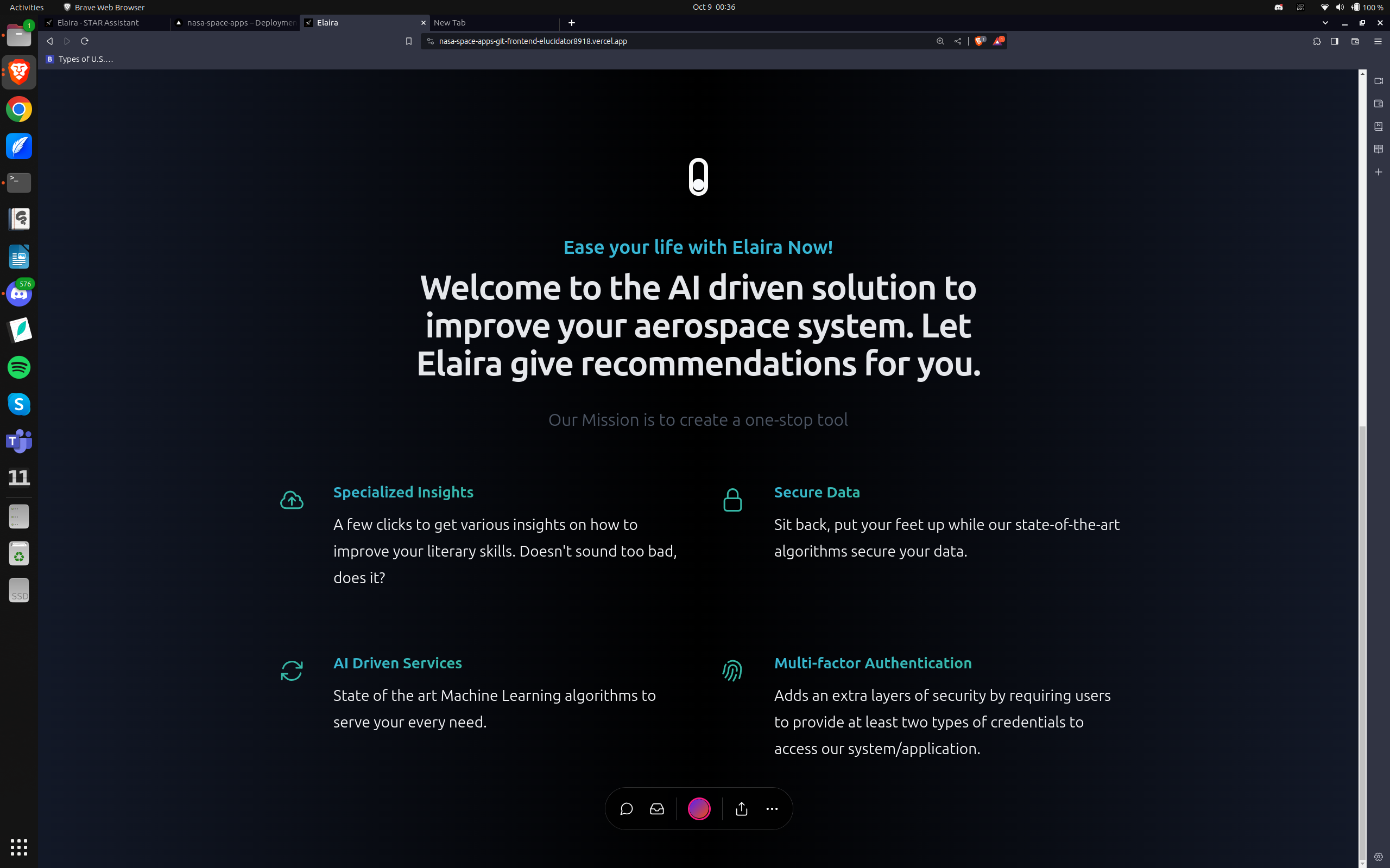 GitHub - elucidator8918/Nasa-Space-Apps: Elaira is designed to streamline the process of ...