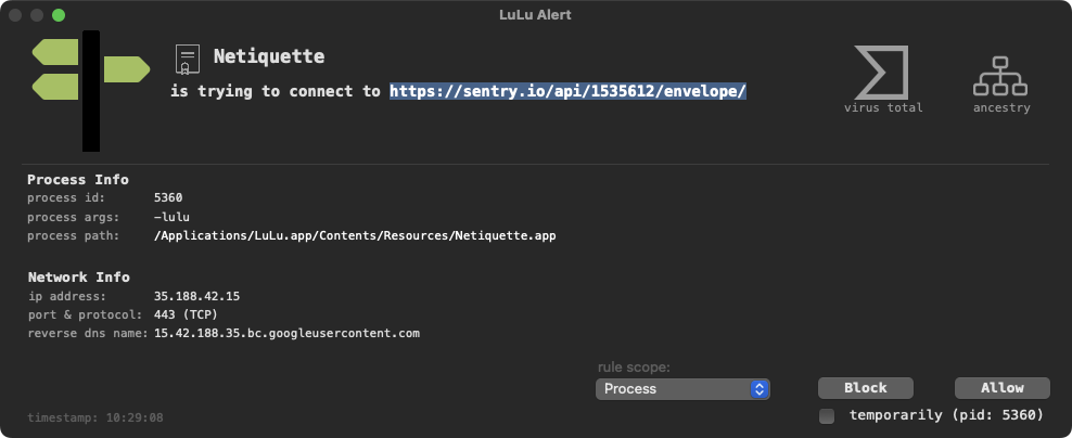 Why does Lulu connect to googleusercontent.com ? · Issue #531 · objective-see/LuLu · GitHub