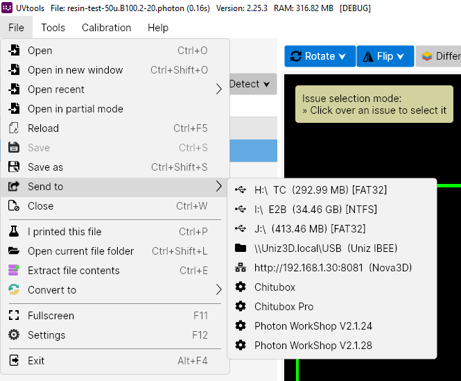 [FEATURE REQUEST] Add "Send to External Application" to save menu. · Issue #352 · sn4k3/UVtools ...