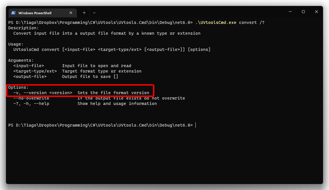 [FEATURE REQUEST] please add option to choose ctb version. · Issue #468 · sn4k3/UVtools · GitHub