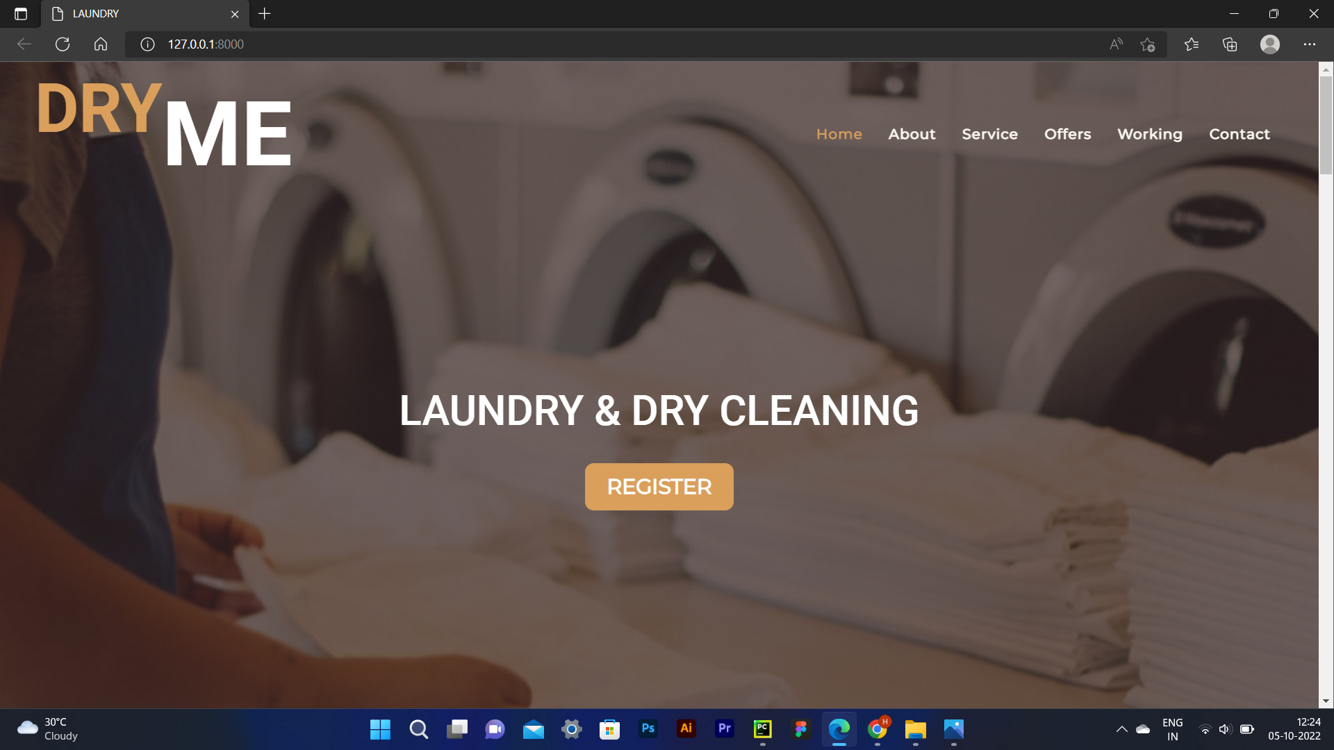 GitHub - hari333krishnan/laundryproject