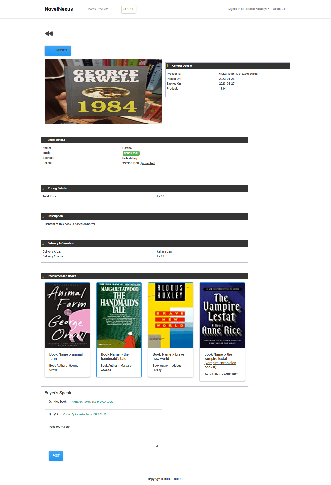 GitHub - Kakadiya-Harshal/Used-book-Seller-with-Book_Recommendation