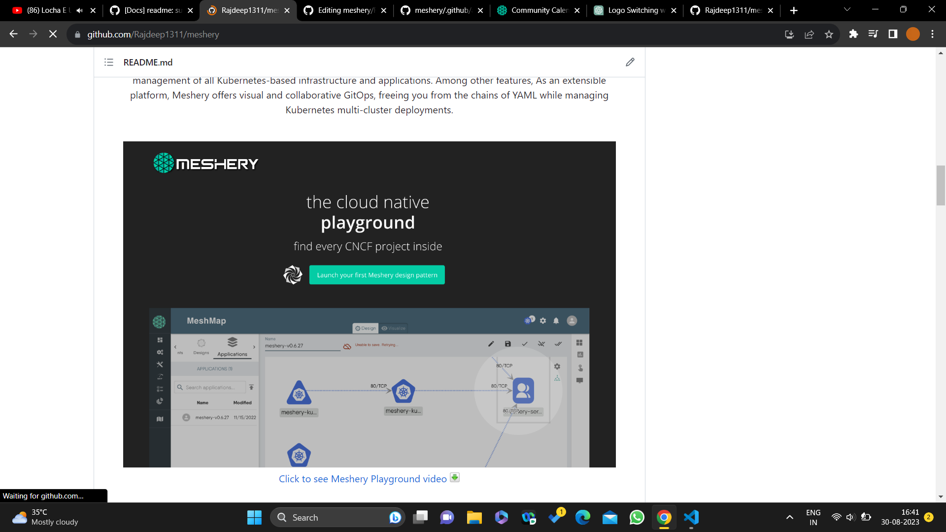 [Docs] readme: support light and dark mode image versions of Meshery logo · Issue #511 · meshery ...