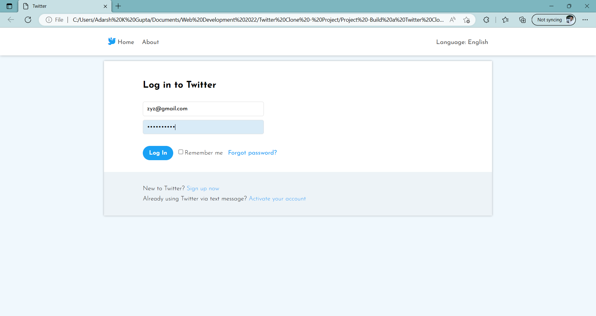 GitHub - Adarsh-git02/Twitter-Clone-Project