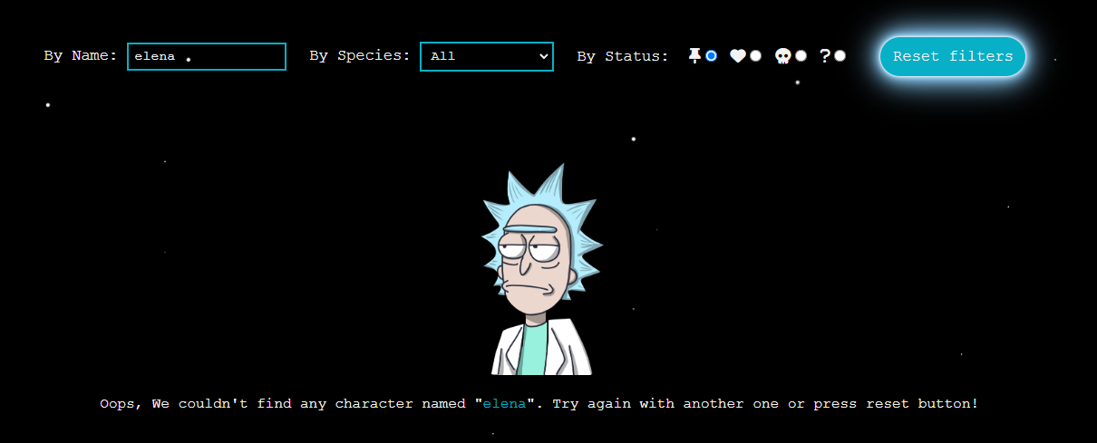 GitHub - marocena26/rick-and-morty-character-finder: Responsive website with a list of Rick and ...