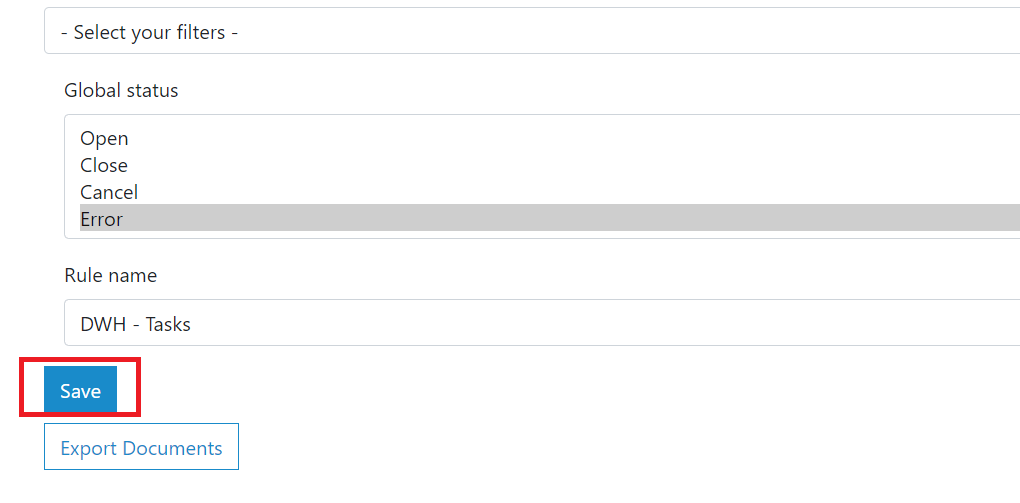 Change label of the button save · Issue #1088 · Myddleware/myddleware · GitHub