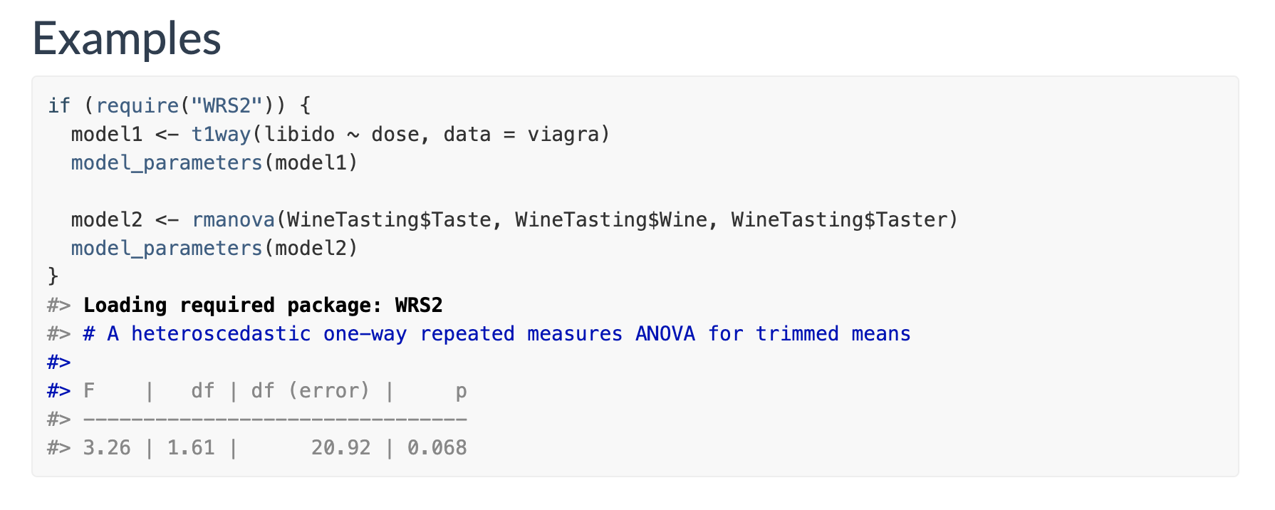feature request: adding methods for `WRS2` objects · Issue #367 · easystats/parameters · GitHub