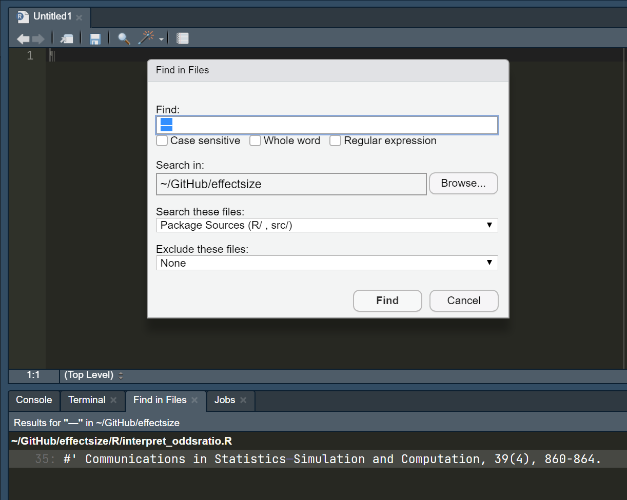 don't use em-dash in roxygen docs · Issue #188 · easystats/easystats · GitHub