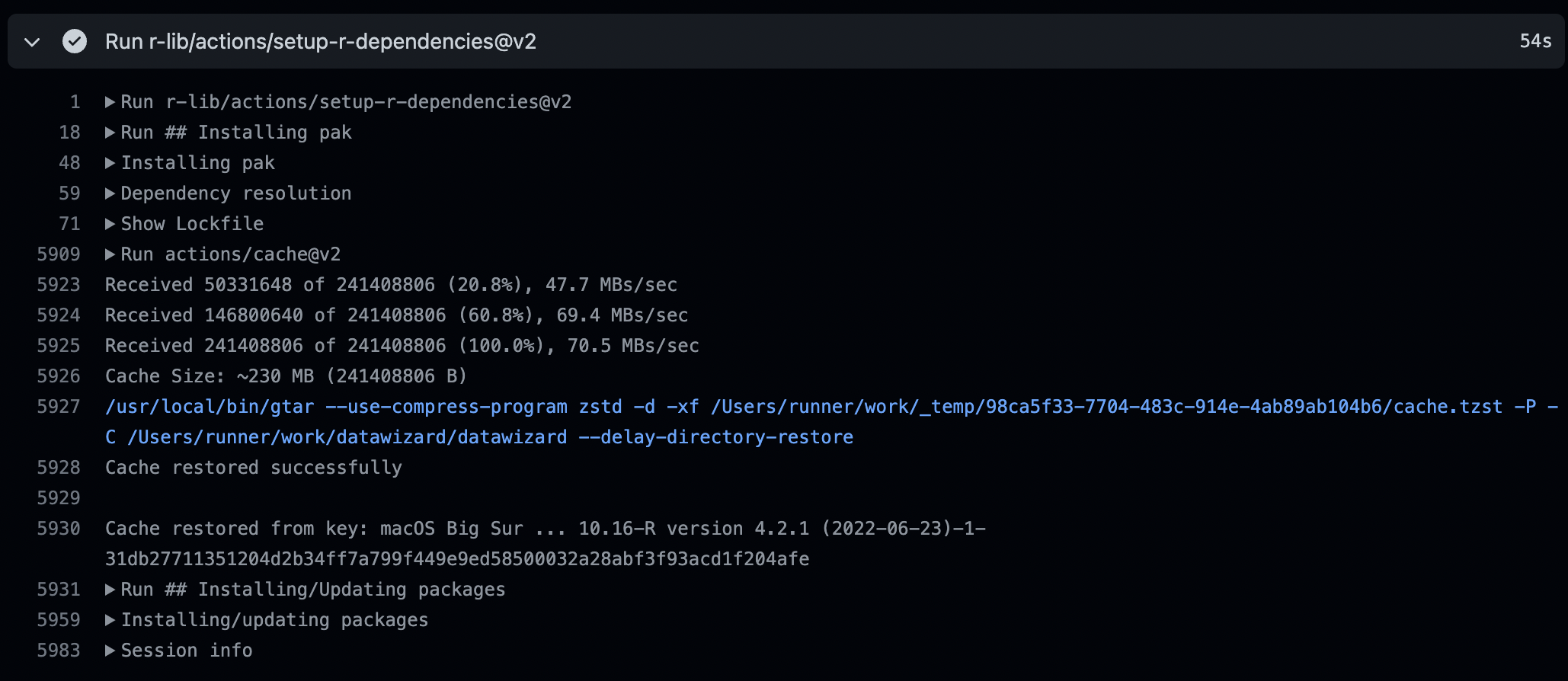 Cache GitHub actions · Issue #200 · easystats/datawizard · GitHub
