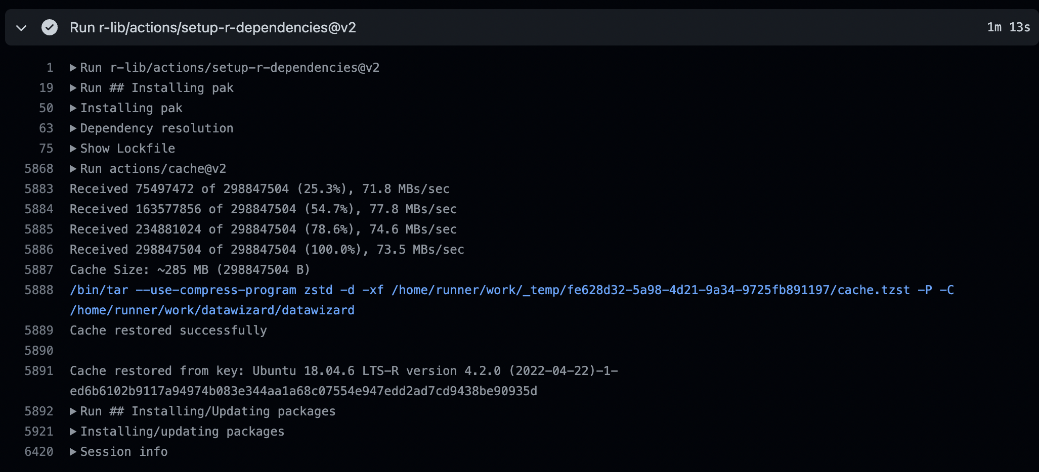 Cache GitHub actions · Issue #200 · easystats/datawizard · GitHub